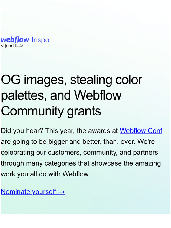 Webflow: OG images, stealing color palettes, and Webflow Community ...