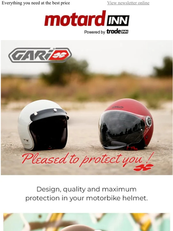 Tradeinn: Design, quality and maximum protection in your helmet with ...