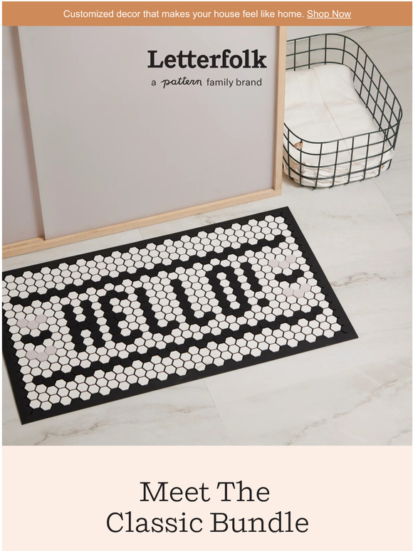 Letterfolk: Introducing our newest Tile Mat Bundle. | Milled