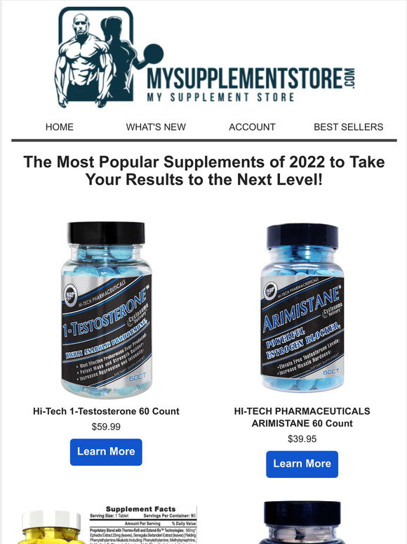 My Supplement Store: Check Out the Most Popular Supplements of 2022 ...
