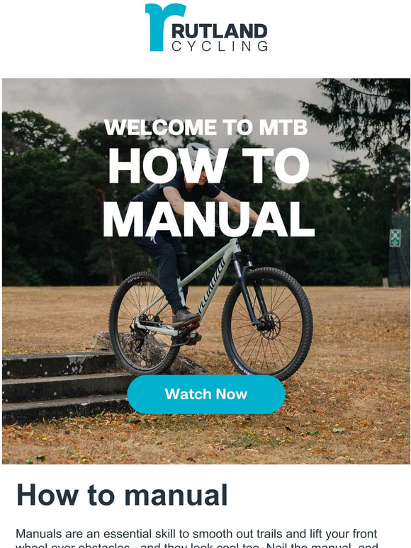 Rutland Cycling: How to manual your mountain bike 🚲 | Milled