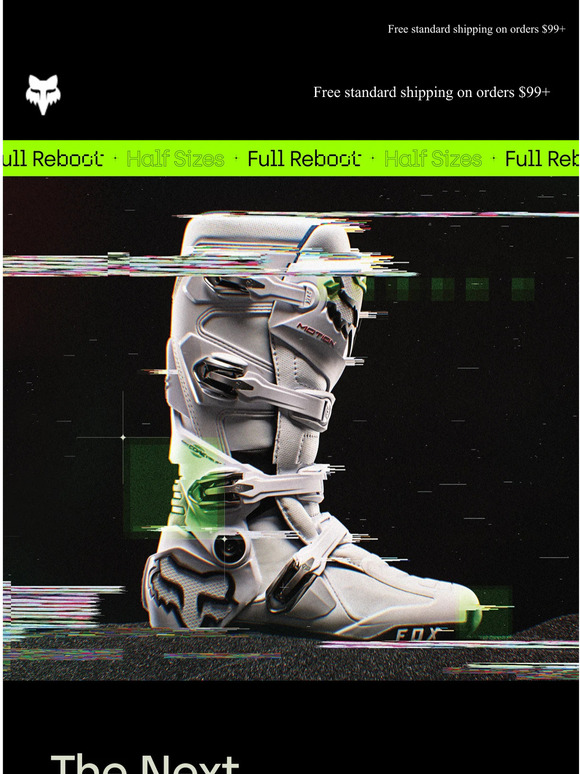 Fox Racing: LAUNCH DAY: Half sizes. Full Reboot. | Milled