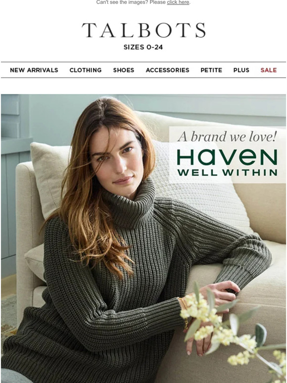 Talbots: INSIDE: Head-to-Toe Bliss for Fall | Milled