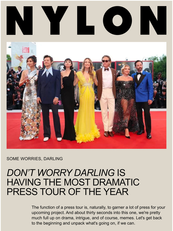 Nylon A Timeline Of All The Dont Worry Darling Drama Milled