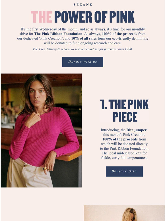 Sezane: Rose-tinted glasses vibes 💗 | Milled