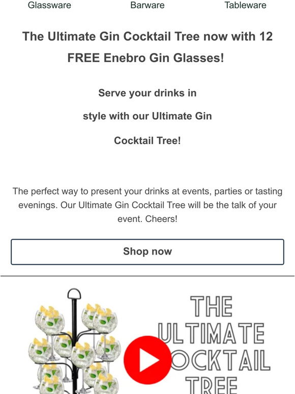 Drinkstuff: ⭐ STAR OFFER ⭐ 12 FREE Gin Glass with Gin Tree at ...
