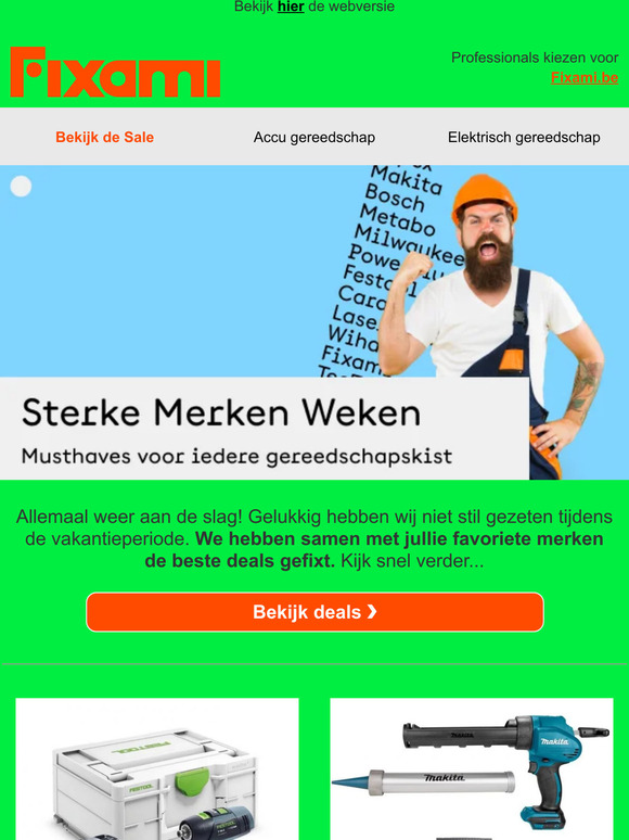 Fixami: Het zijn de Sterke Merken Weken | Milled