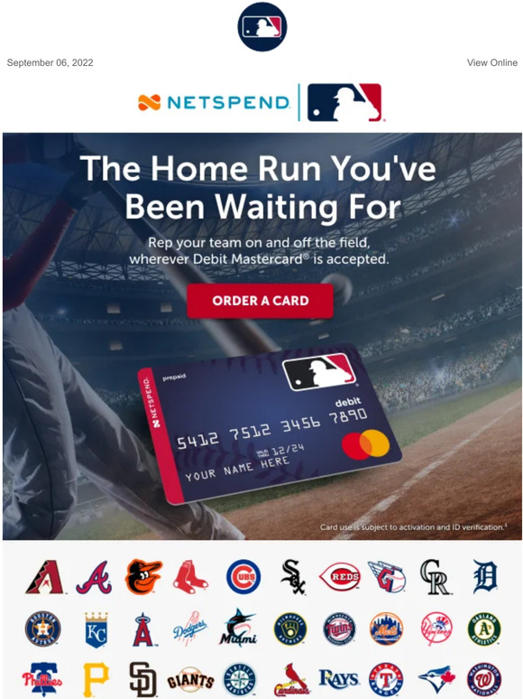 MLB: The Netspend Prepaid Mastercard is Built for Fans | Milled