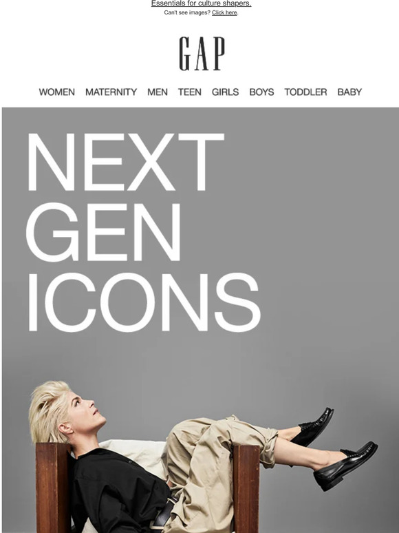 Gap: THE NEXT-GEN ICONS | Milled