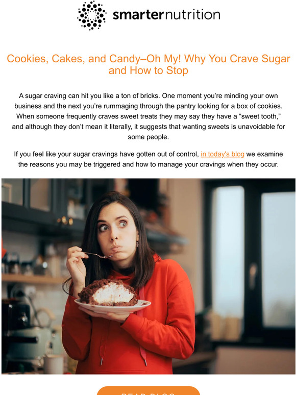 SmarterNutrition: Are your sugar cravings out of control? | Milled