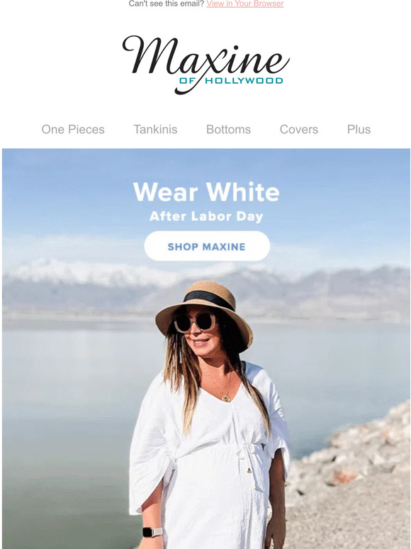 Maxine of Hollywood Swim: White After Labor Day? Yes, Please! | Milled