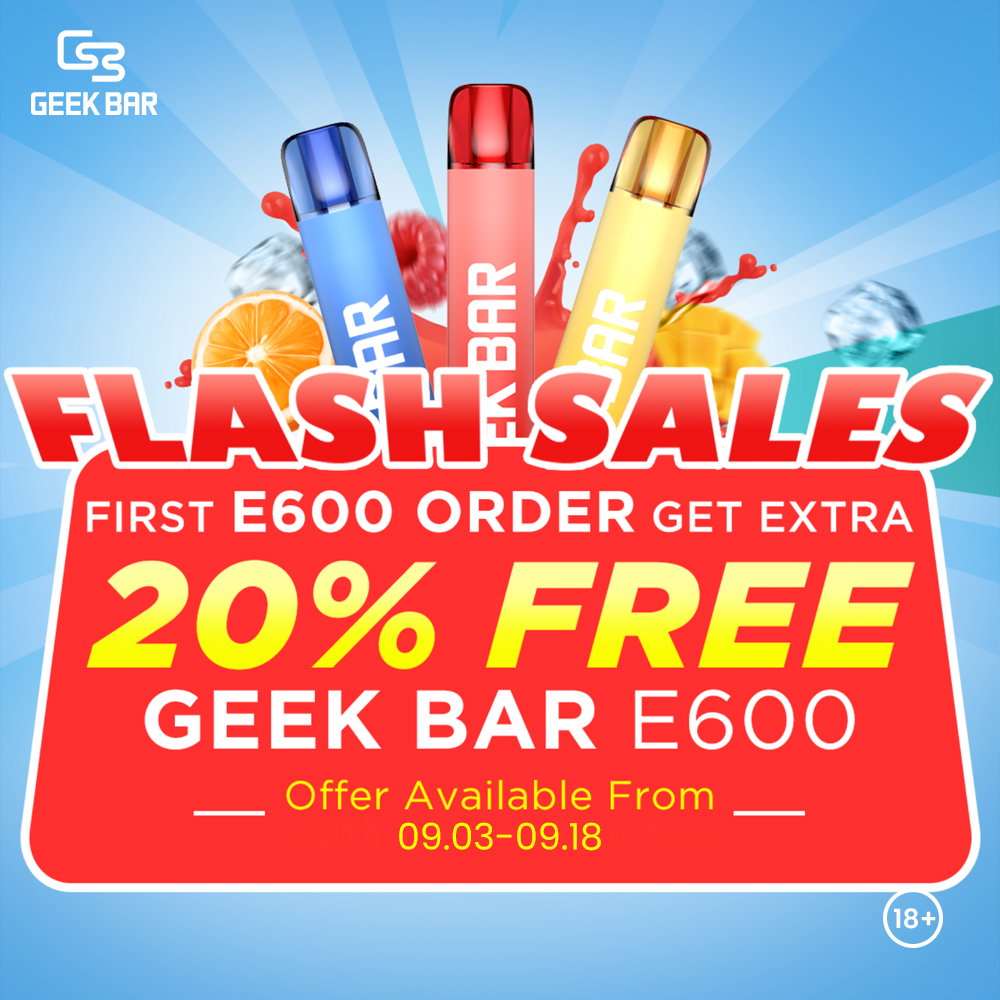 Geekvape: Geekbar E600 Flash Sales | Milled