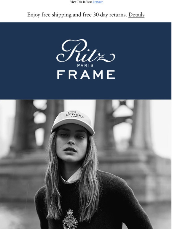 FRAME: New Drop: F22 Ritz Paris x FRAME | Milled
