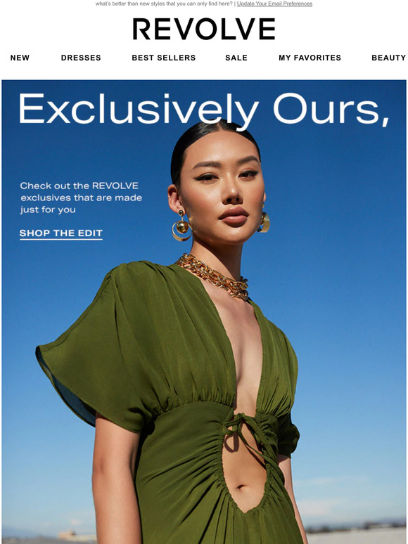 REVOLVE: NEW & EXCLUSIVE are our two favorite words | Milled