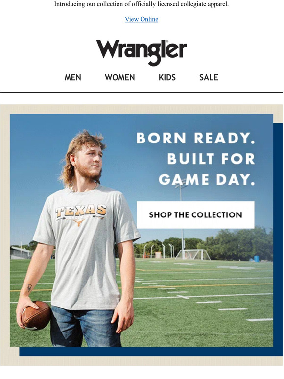Wrangler: Your colors, your school, your game day uniform | Milled