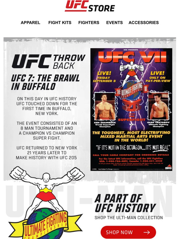 UFC Store: UFC Throwback: the History of Ulti-Man 👊 | Milled