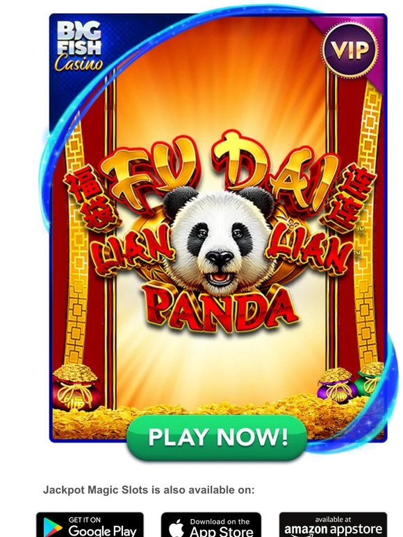 Big Fish Games: 🐼 Our newest slot is pure PANDA-monium! 🐼 | Milled