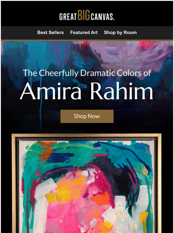 Great Big Canvas: Step Into Amira Rahim’s World of Color | Milled