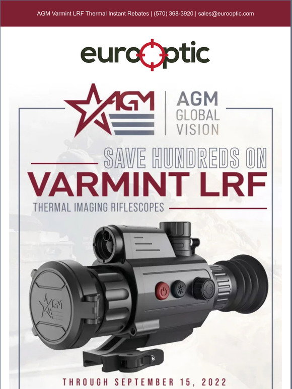 EuroOptic: Instant Rebates on AGM Varmint LRF Thermal Scopes! | Milled