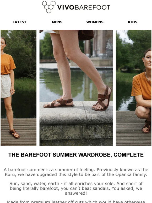 Vivobarefoot: The Opanka Sandal: barefoot women's sandals are here ...