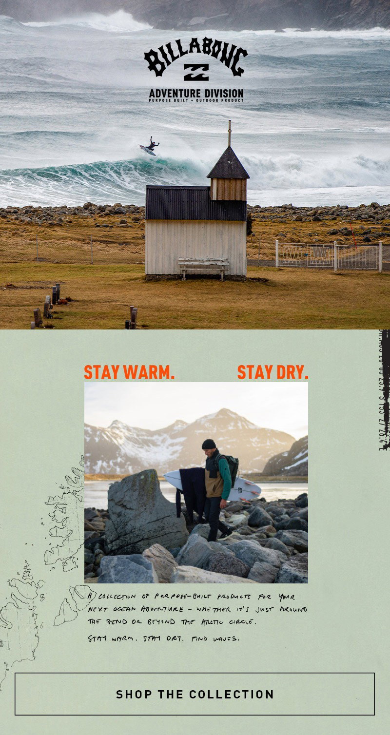 Billabong: Now Available: New Adventure Division collection | Milled