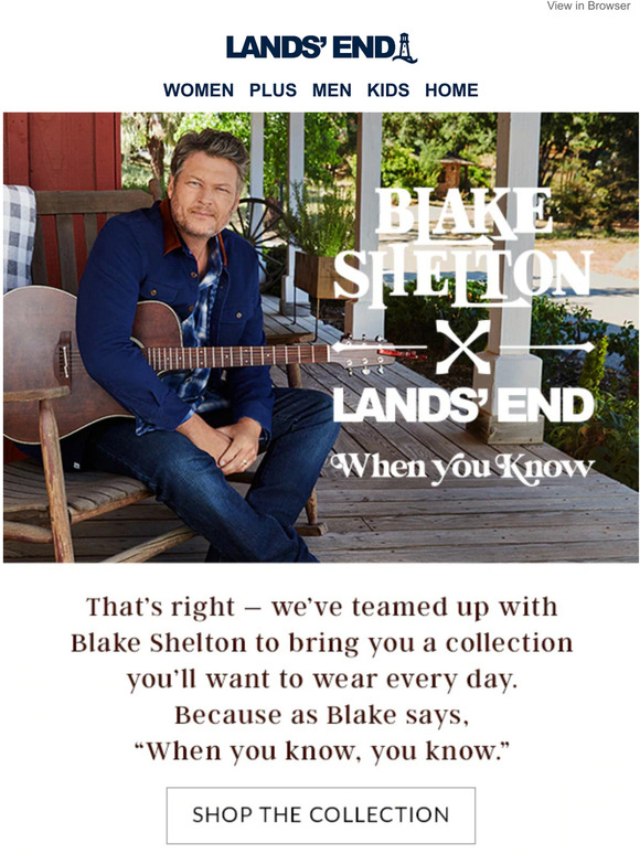 Land's End: Introducing our newest and most exciting collaboration ever ...