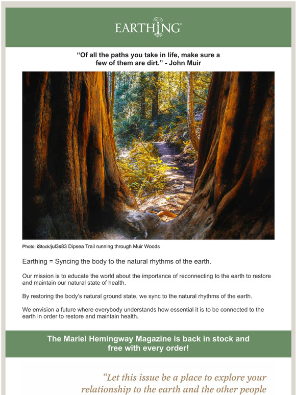 Earthing: MH Magazine free with every order! | Milled