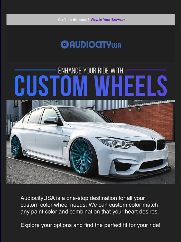 AudioCity: 🌟🌟Stand out with CUSTOM WHEELS from AudioCityUSA 🌟🌟 | Milled