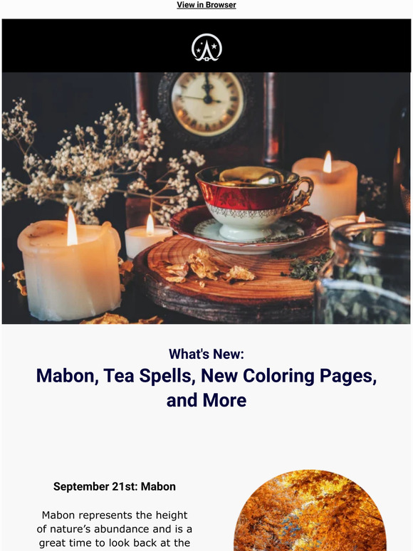Wicca Academy: 🗞️What's New: Mabon, tea spells and more | Milled