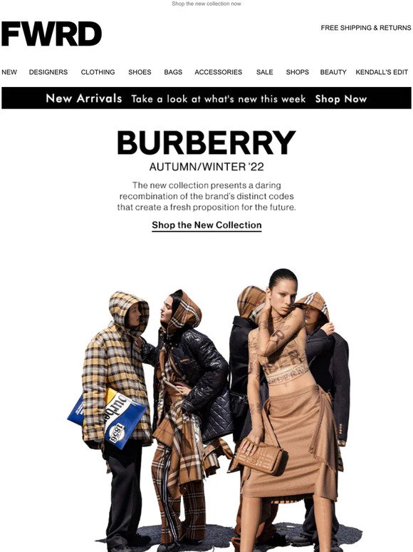Forward: FIRST LOOK: Burberry Autumn/Winter '22 | Milled