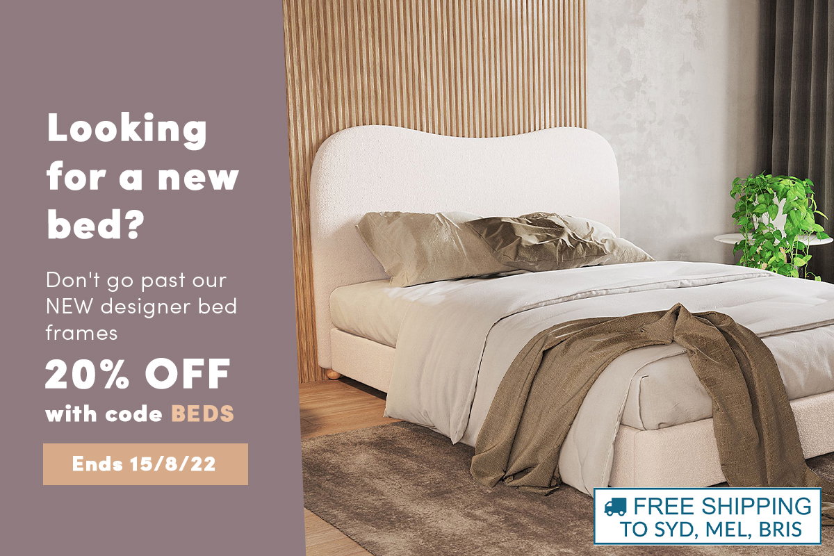 Luxoliving: You can't go past our NEW designer beds | 20% off during ...