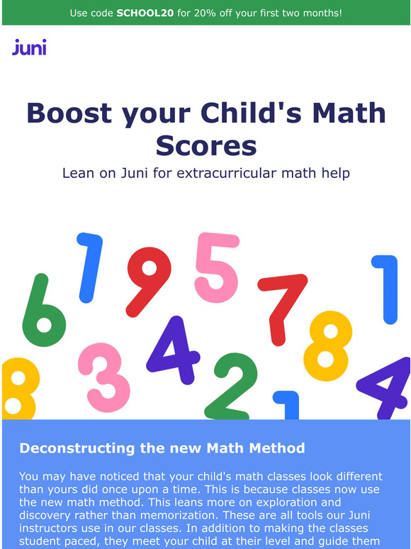 Juni Learning: Boost your Child's Math Scores | Milled