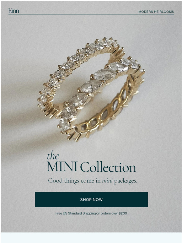 Kinn: INTRODUCING—Mini Modern Heirlooms | Milled
