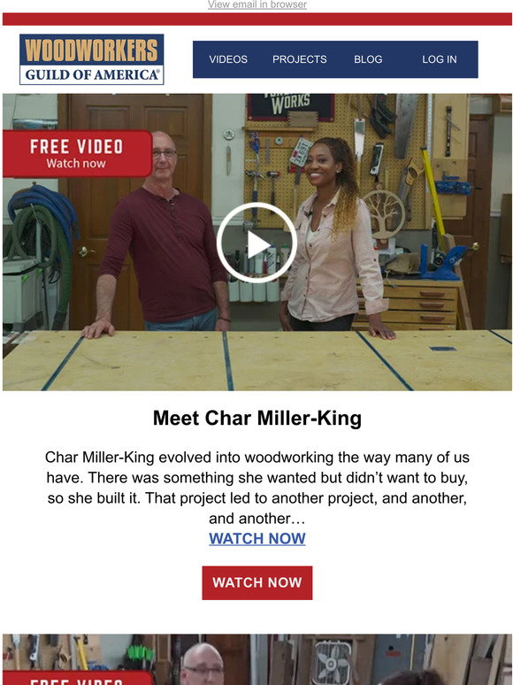 Woodworkers Guild of America: Meet Char Miller-King | Milled