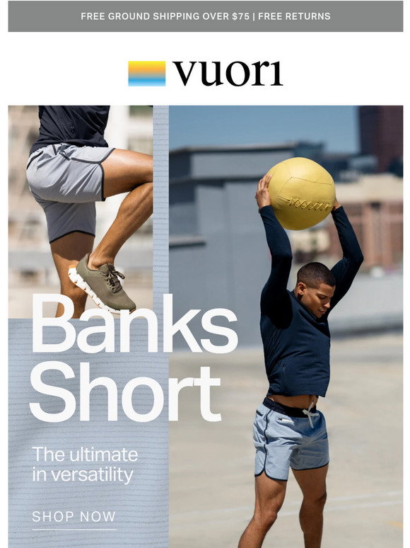 Vuori: New color in our most versatile shorts | Milled