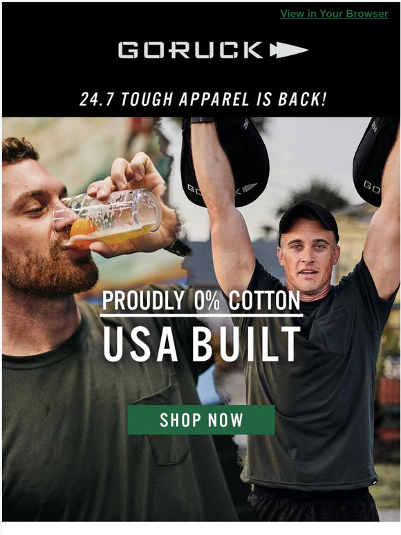 GORUCK: Upgrade Your T-Shirt | Milled