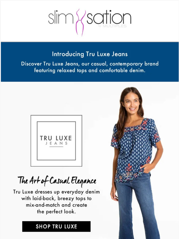 SlimSation: Introducing Tru Luxe Jeans | Milled