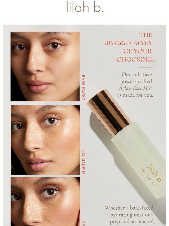 lilah b.: HOW TO USE CULT-FAVE AGLOW FACE MIST IN YOUR ROUTINE | Milled