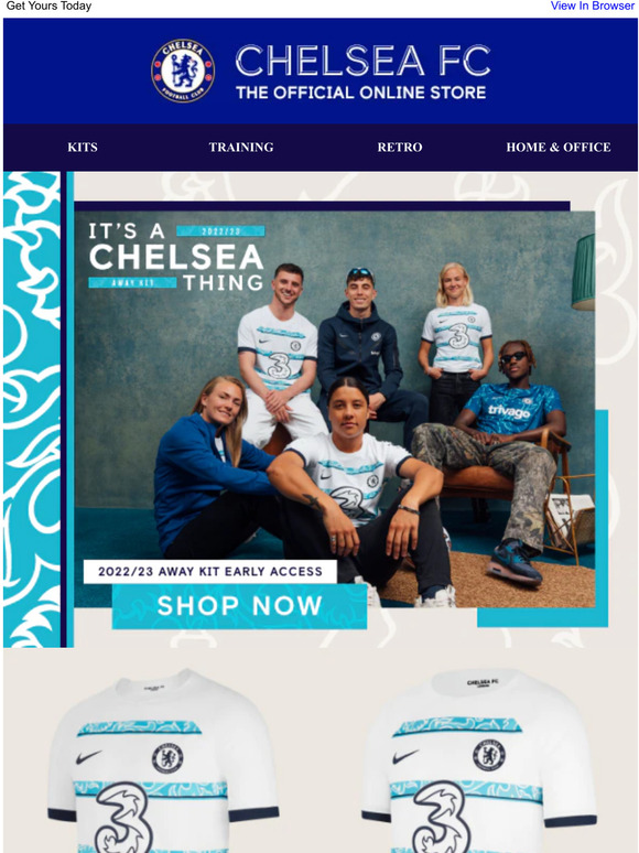 Chelsea Megastore: AWAY KIT 22/23: EARLY ACCESS! | Milled