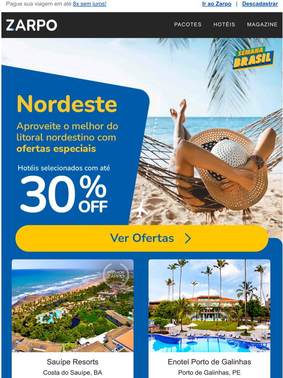 Zarpo Viagens: Foi aqui que pediram Nordeste com desconto? 😎 | Milled