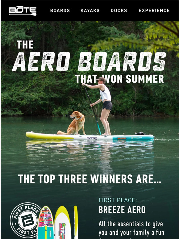 BOTE: BOTE Aero Paddle Boards That Won Summer | Milled