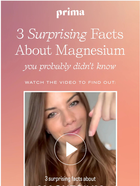 Prima: Learn something new today - 3 facts about magnesium 🧐 | Milled