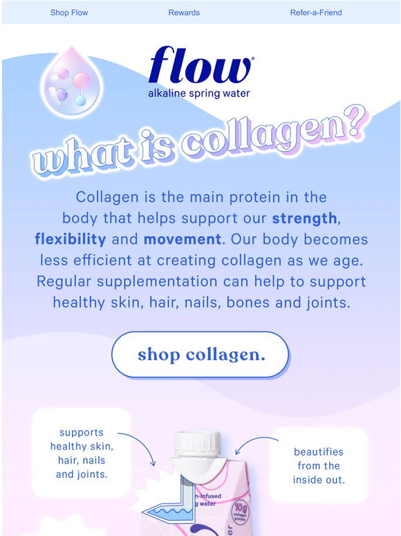 Flow Hydration: Why you should make collagen a daily routine 💆🏽‍♀️ 💆🏽 💆 ...