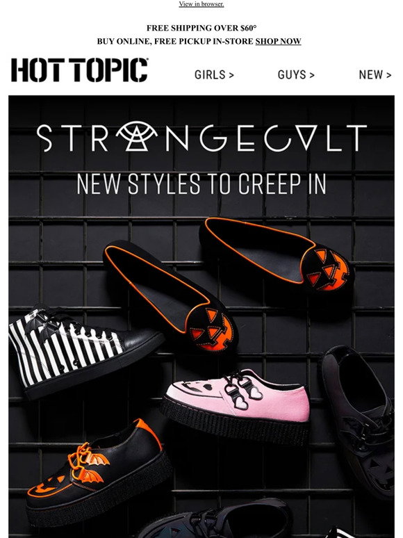 Hot Topic: These Strange Cvlt shoes were made for haunting 💀 | Milled
