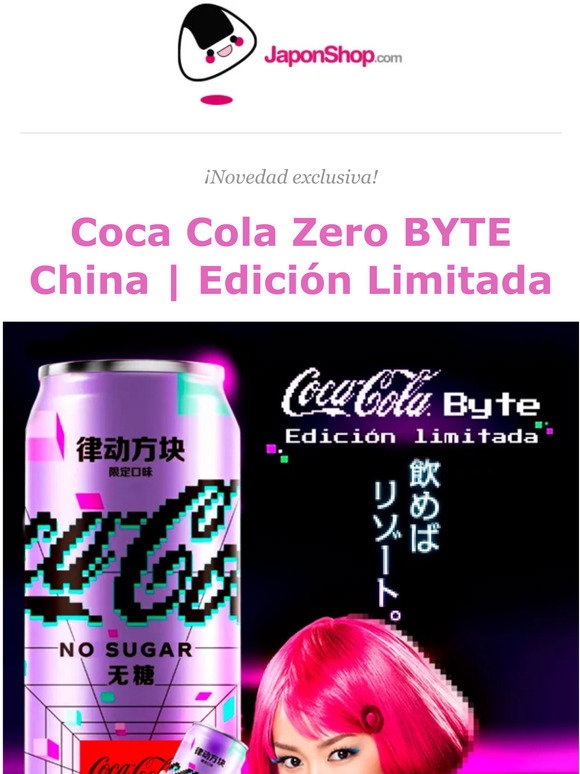 JaponShop: 😝🙋 Nueva Coca Cola Zero BYTE China + 👉 10% DTO en Dulces ...