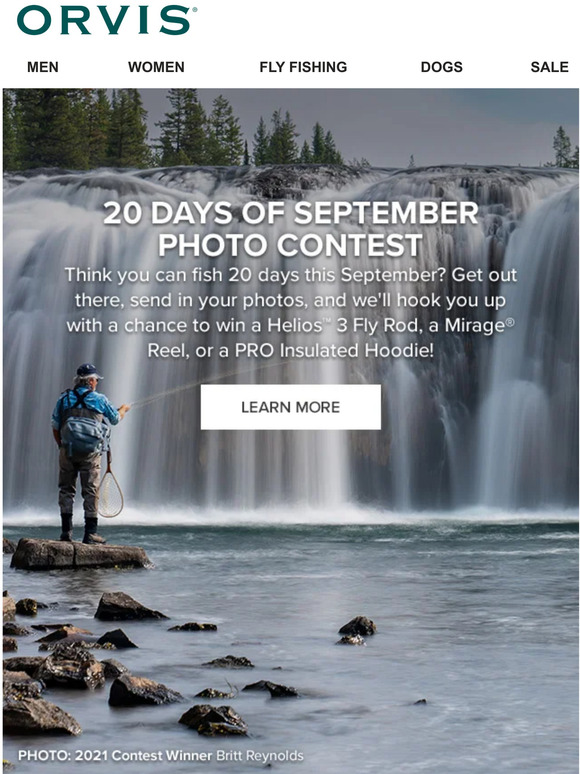 Orvis: Enter the 20 Days of September Contest! | Milled