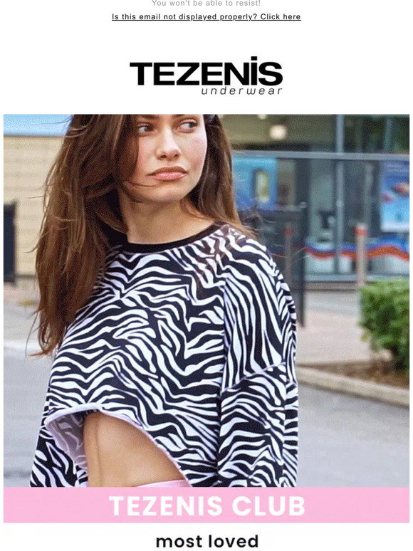 Tezenis: TEZENIS CLUB | The capsule favourites 💌 | Milled
