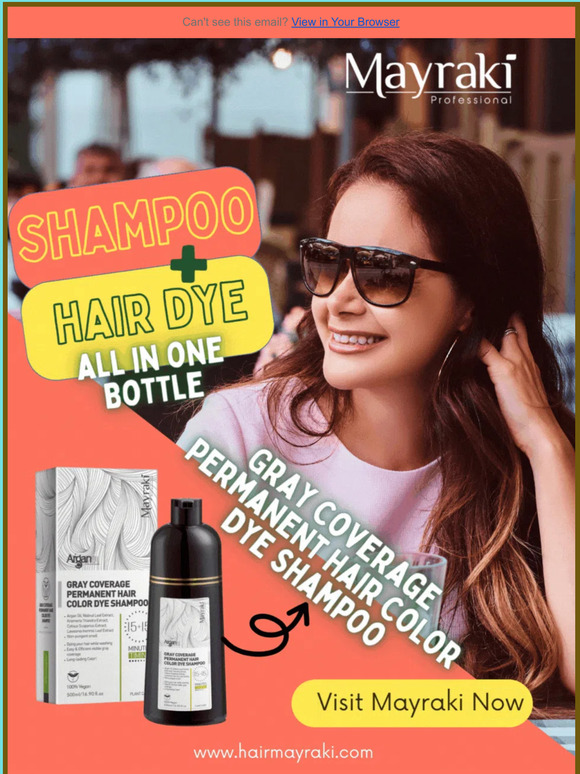 hair mayraki: 💚Shampoo + Permanent Hair Color in Just 40 Minutes! 💚 ...