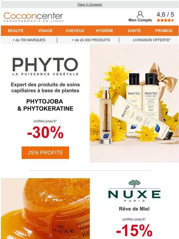 cocooncenter: -30% sur de nombreux produits Phyto 😎 | Milled