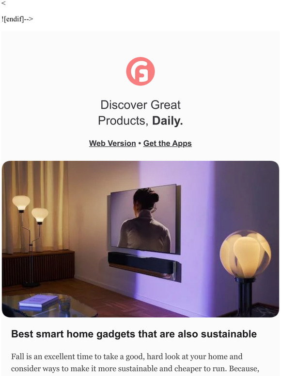 Gadget Flow: Best smart home gadgets that are also sustainable | Milled
